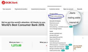 √ How to Change OCBC Mailing Address via Online