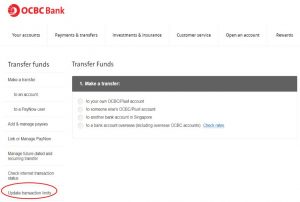 √ How to Change OCBC Daily Transfer Limit via Online
