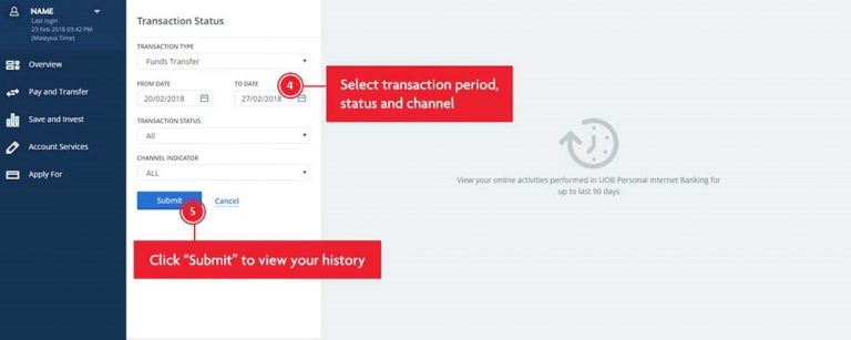 √ How to Check UOB Transaction History Online Statement